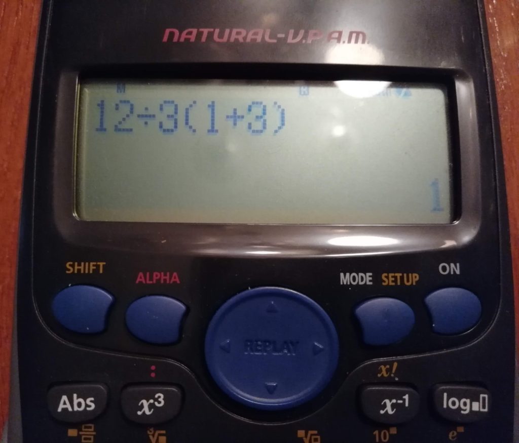 Preferencia de las operaciones según Casio | Víctor Iglesias